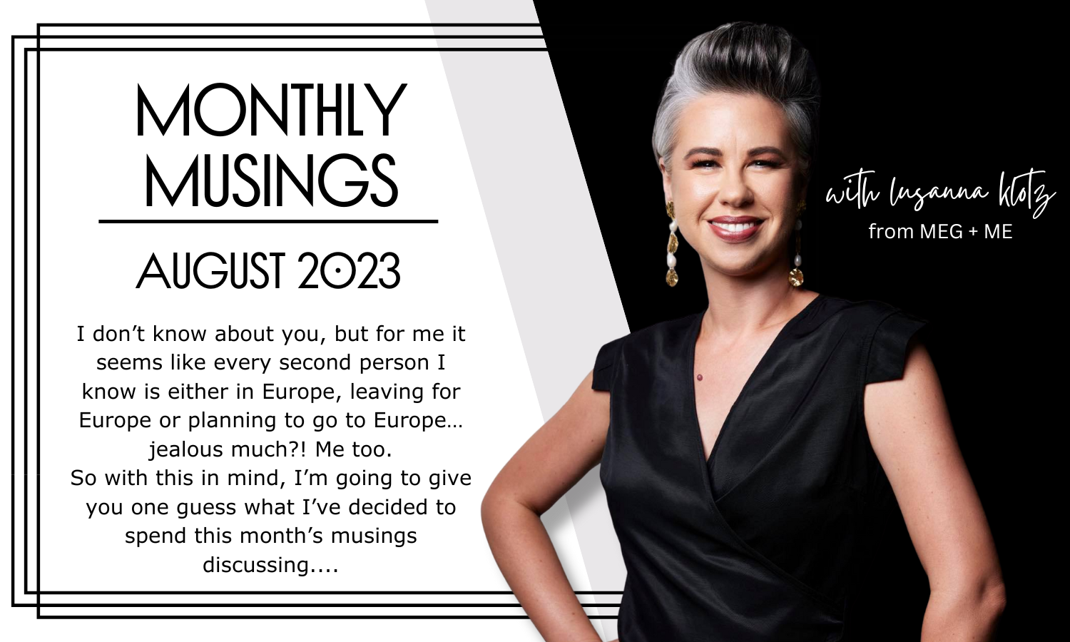 My Musings: FOCUS Magazine August 2023